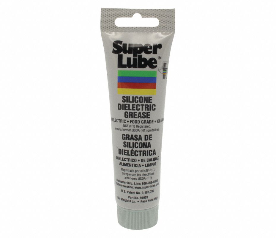 SUPER LUBE Grasa Dieléctrica Blanco Tubo 3 oz. Grado Alimenticio H1 ...