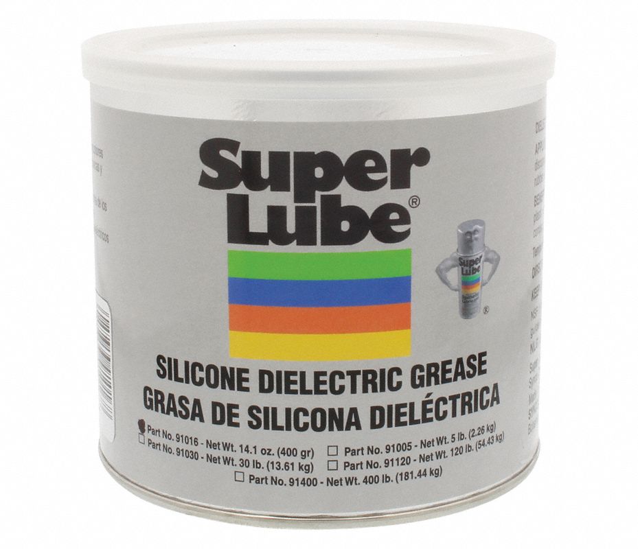 SUPER LUBE Grasa Dieléctrica Blanco Lata 14.1 oz. Grado Alimenticio H1 ...