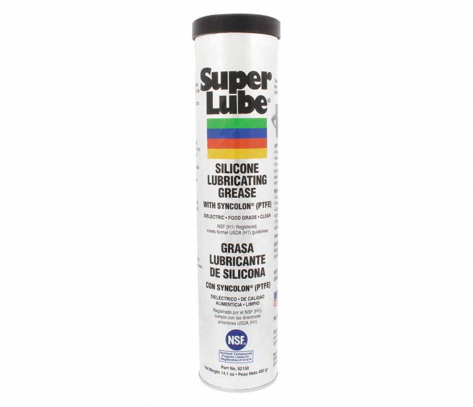 SUPER LUBE Grasa Multiusos Blanco Cartucho 14.1 oz. Grado Alimenticio ...