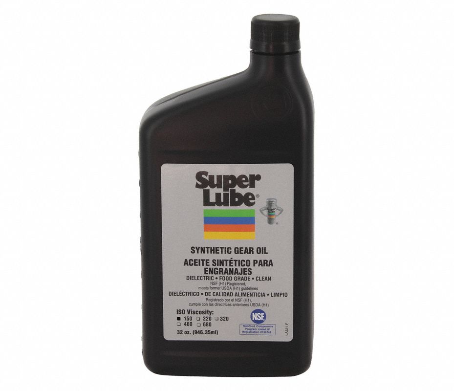 SUPER LUBE Aceite para Engranajes, Synthetic Gear Oil ISO 150, Tamaño ...