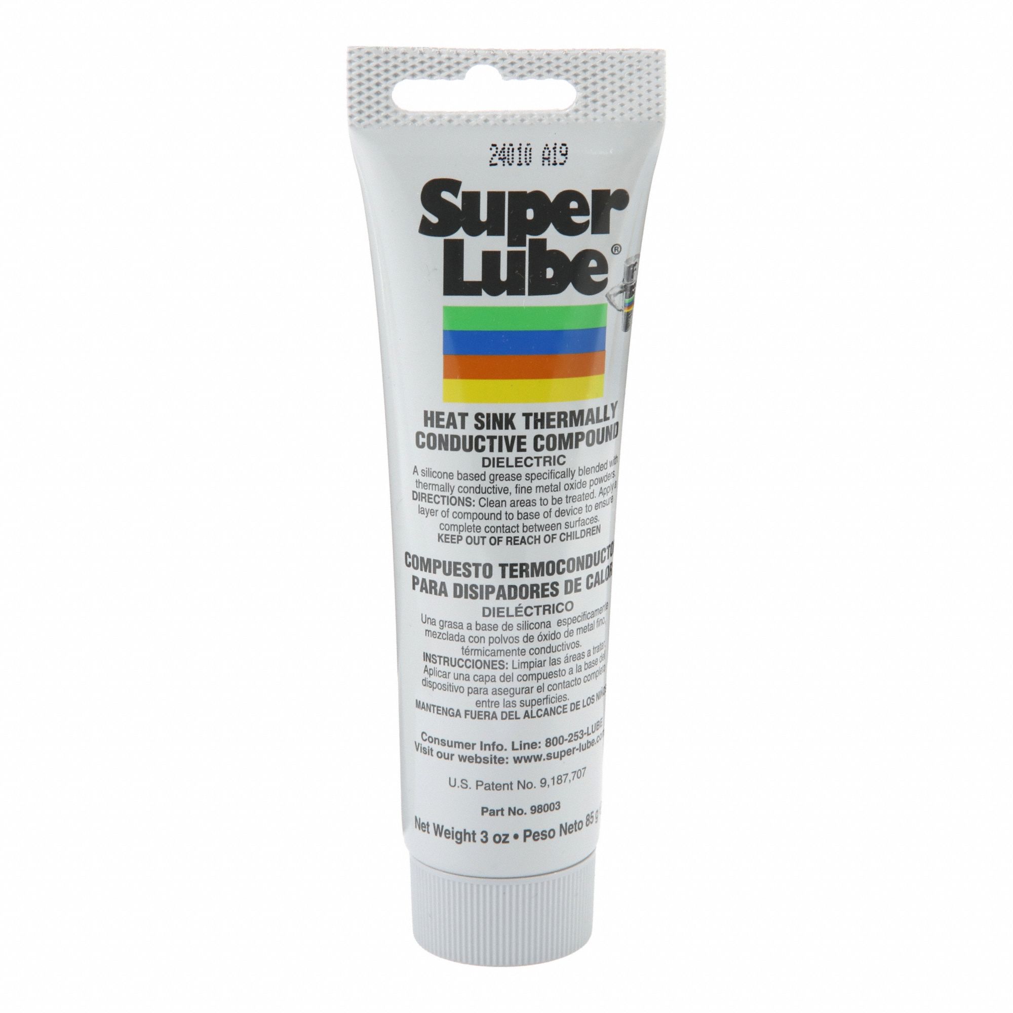 SUPER LUBE, Super Lube, 3 oz, Electric Conducting Grease - 44N787|98003 ...