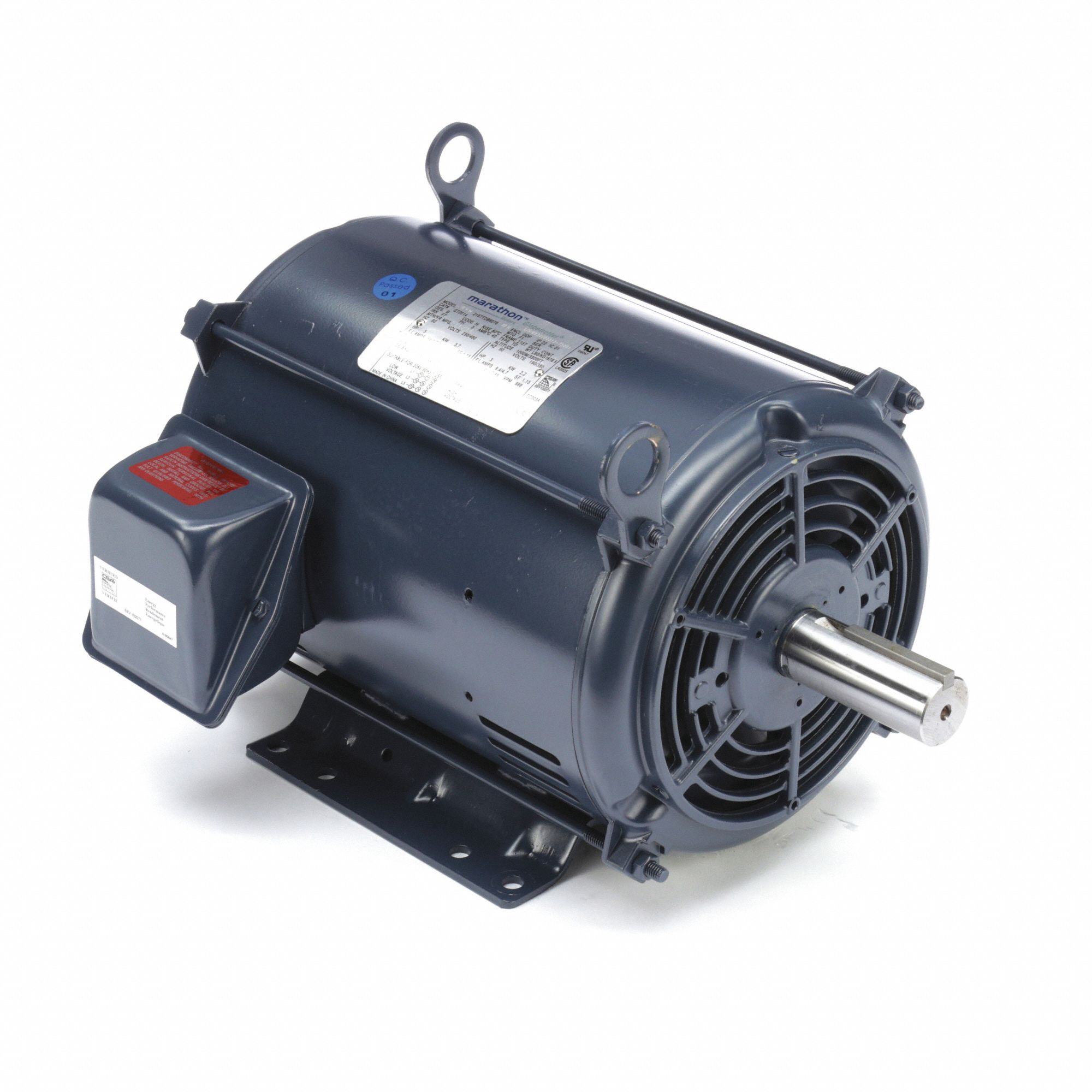 MARATHON MOTORS, Open Drip Proof, Rigid Base Mount, General Purpose ...