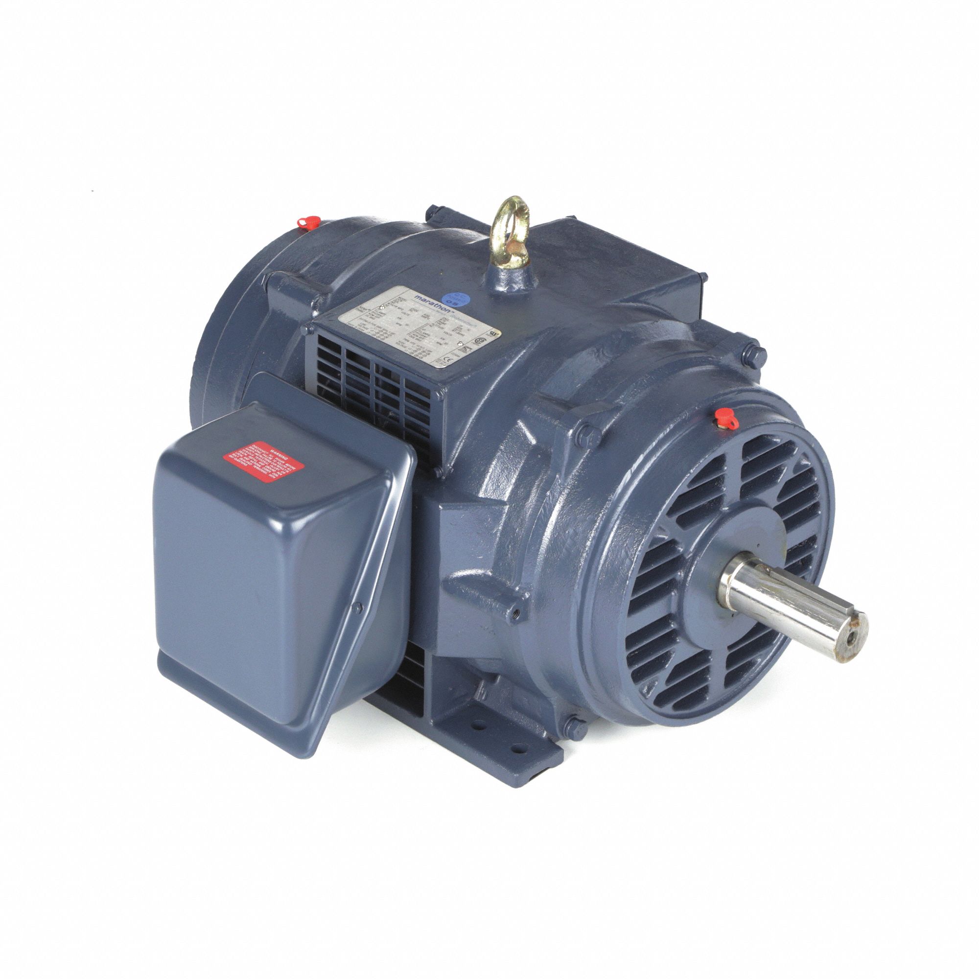 General Purpose Motor, 10 HP, 3-Phase, Nameplate RPM 1180, Voltage 230/ ...
