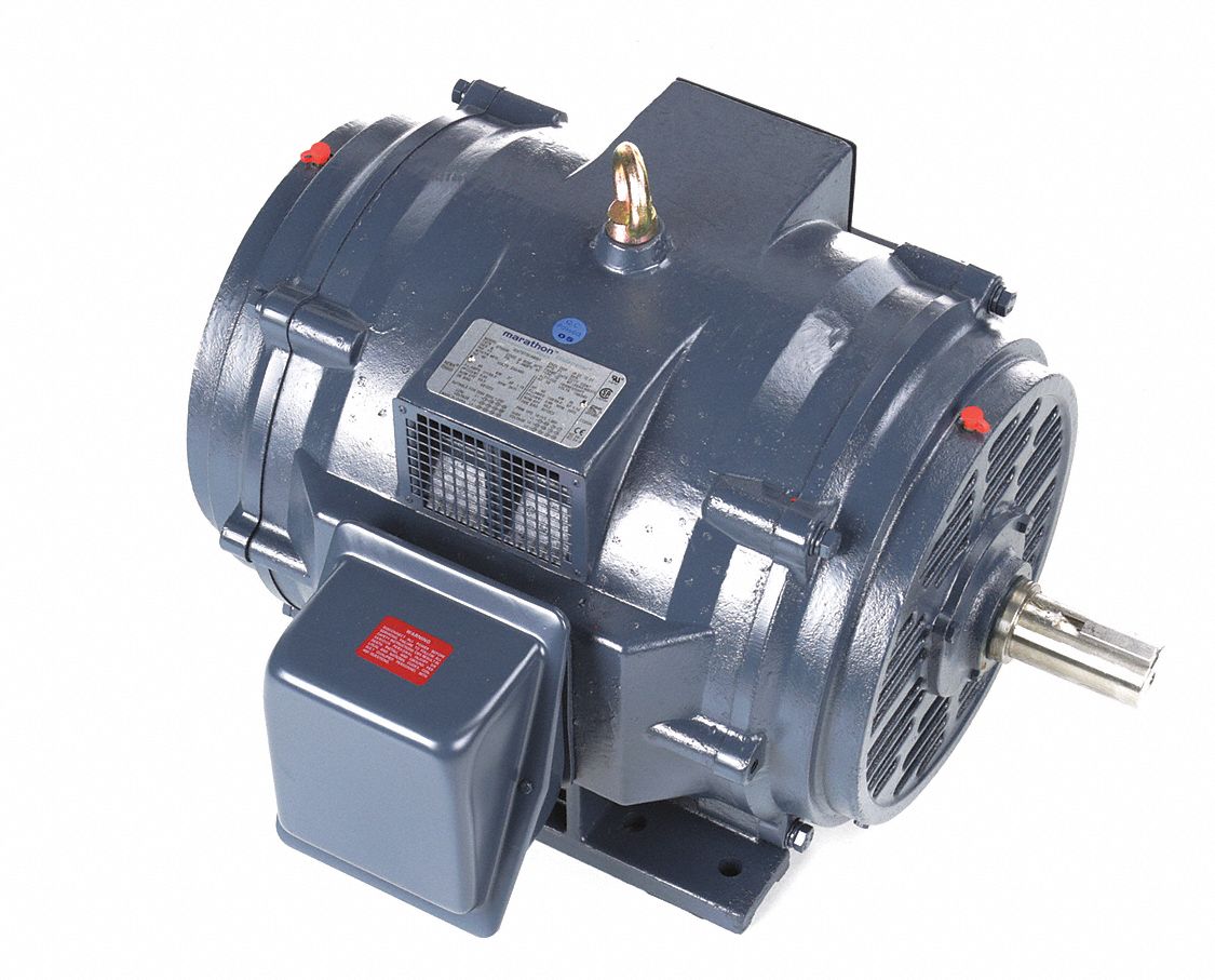 General Purpose Motor, 50 HP, 3-Phase, Nameplate RPM 3560, Voltage 230/ ...