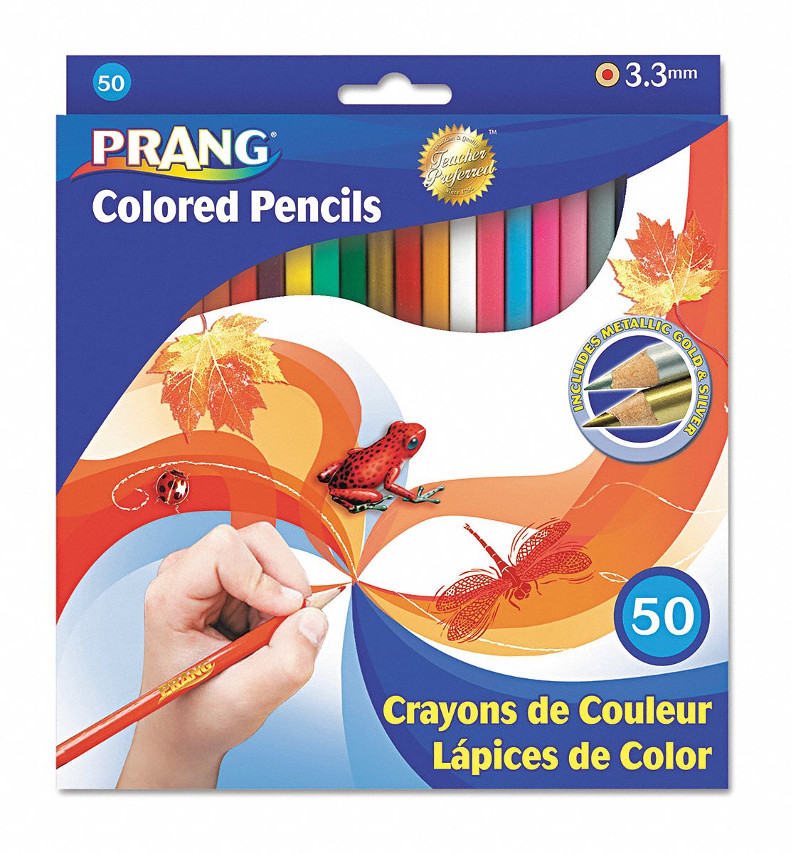 Regular Core Colored Pencils,PK50, PK 50 - Grainger