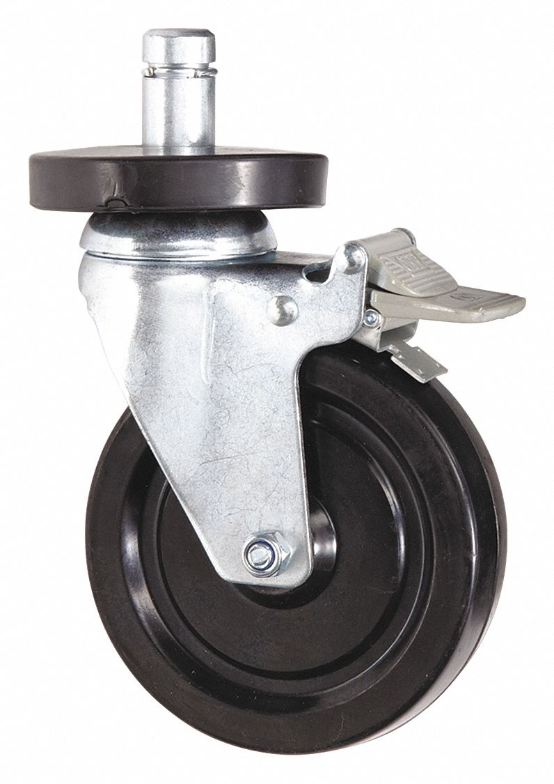 ALERA, Wire Shelving Caster,600 lb./Caster,PK4 - 44NU37|ALESW590004 ...