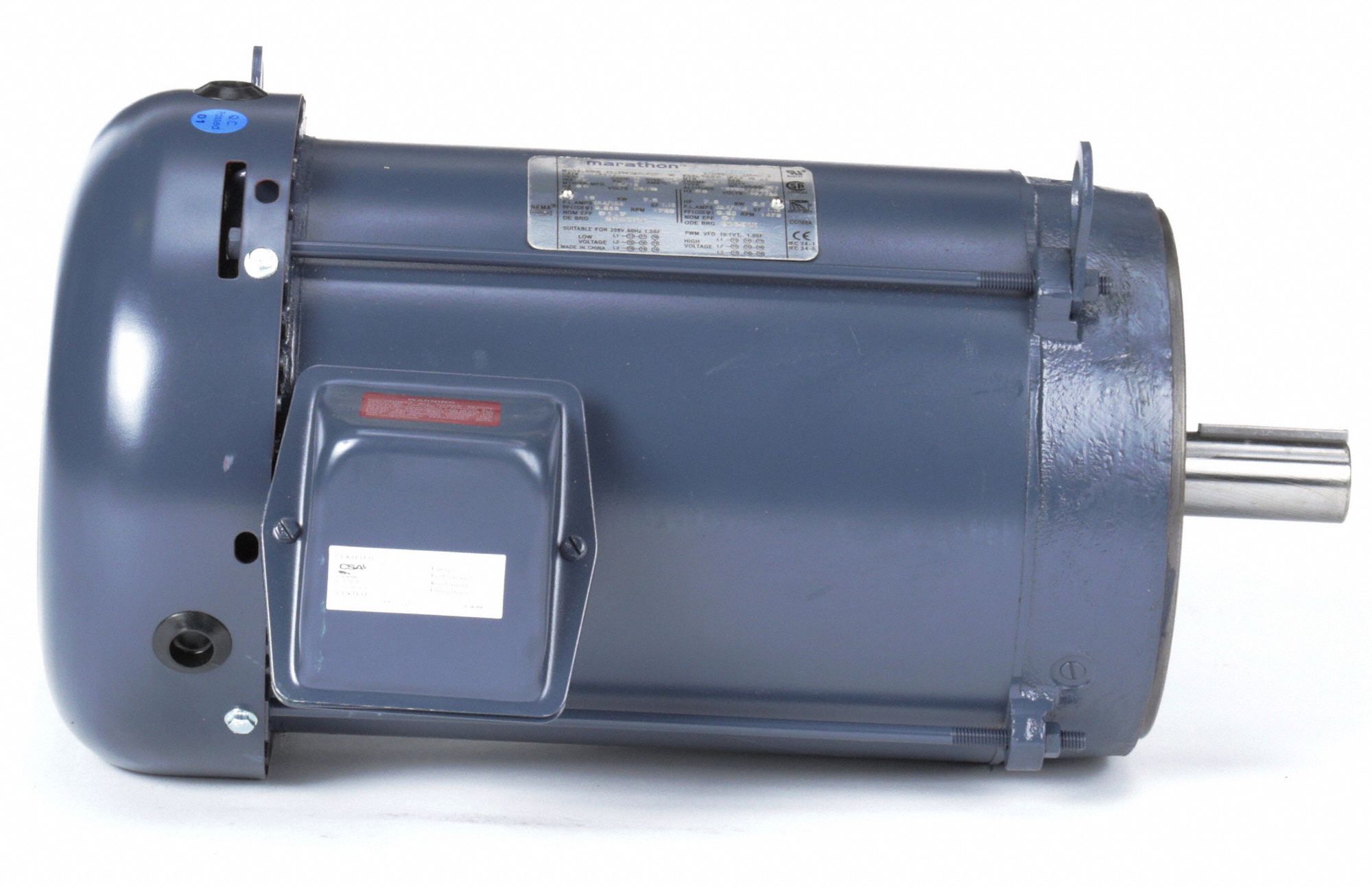 MARATHON MOTORS General Purpose Motor, 10 HP, 3-Phase, Nameplate RPM ...