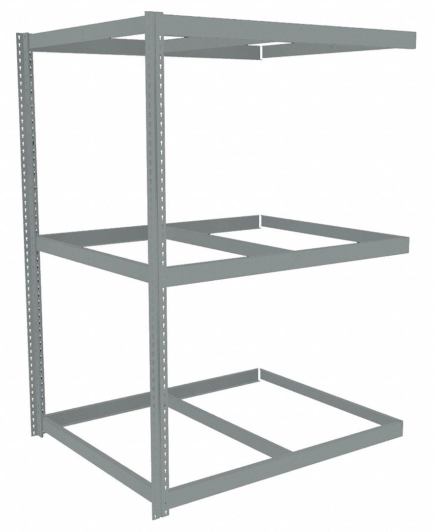 TENNSCO Boltless Shelving: Add-On, Heavy-Duty, 72 in x 42 in, 84 in ...
