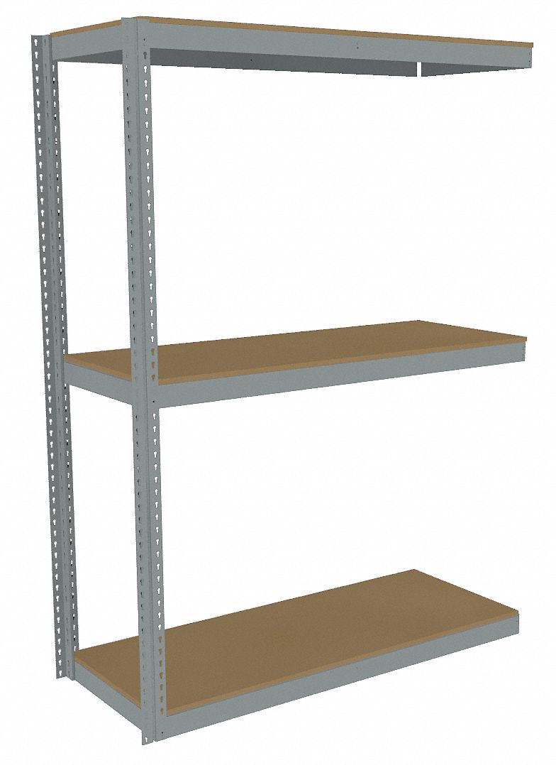 TENNSCO, Add-On, Heavy-Duty, Boltless Shelving - 44P271|ZLE7-6018A-3D ...