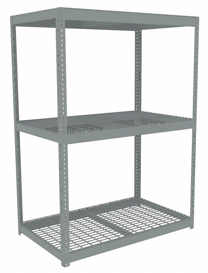 TENNSCO, Starter, Heavy-Duty, Boltless Shelving - 44P331|ZLC7-6036S-3W ...