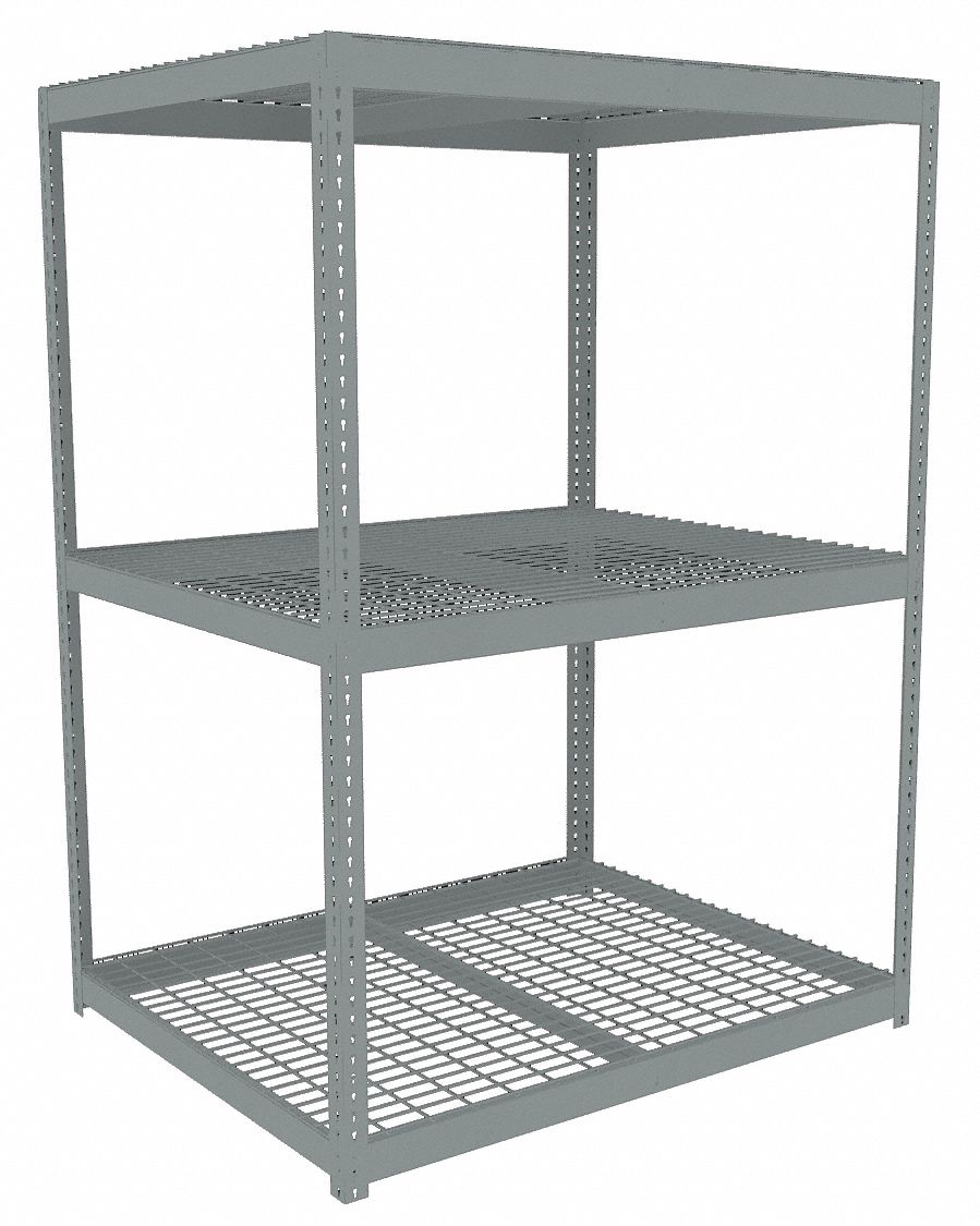 TENNSCO, Starter, Heavy-Duty, Boltless Shelving - 44P359|ZLC7-9642S-3W ...