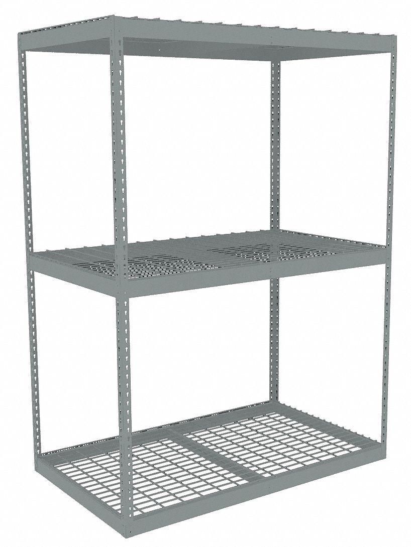 TENNSCO, Starter, Heavy-Duty, Boltless Shelving - 44P383|ZLE7-6036S-3W ...