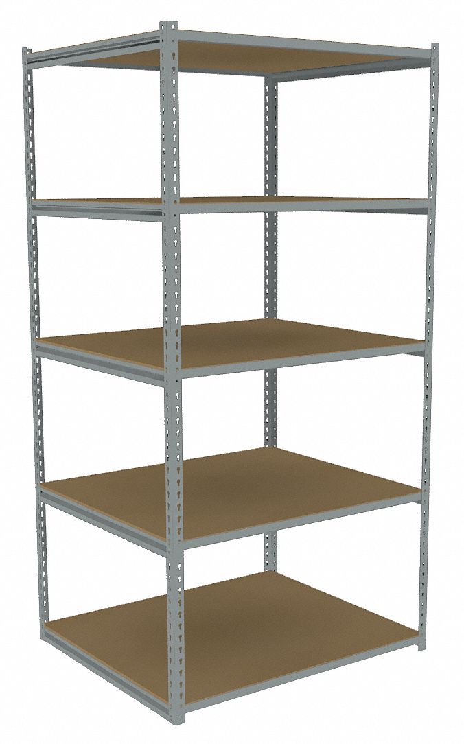 TENNSCO, Starter, Medium-Duty, Boltless Shelving - 44P644|ZAH7-4836S-5D ...