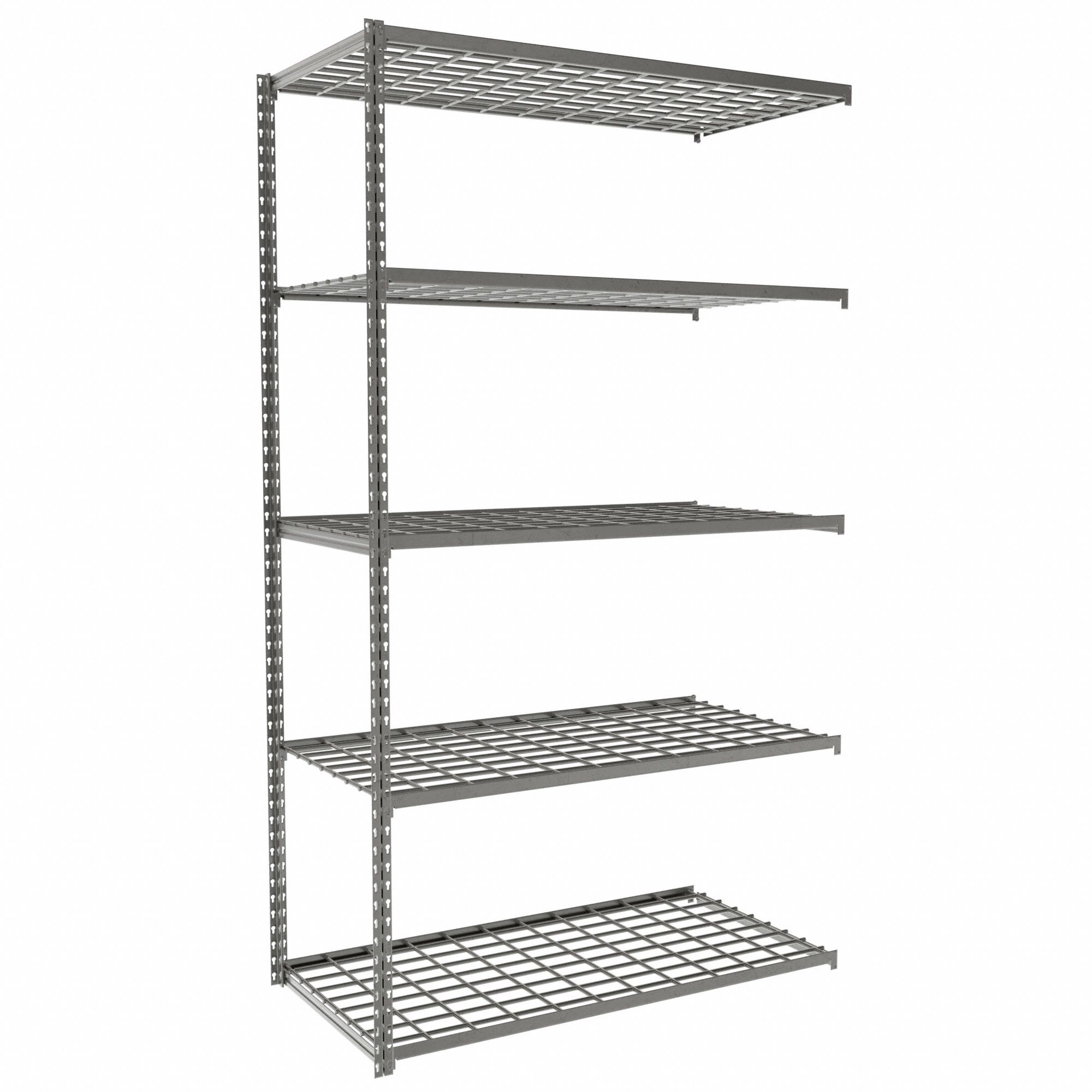 TENNSCO, Add-On, Light-Duty, Boltless Shelving - 44P762|ZA7-4824A-5W ...