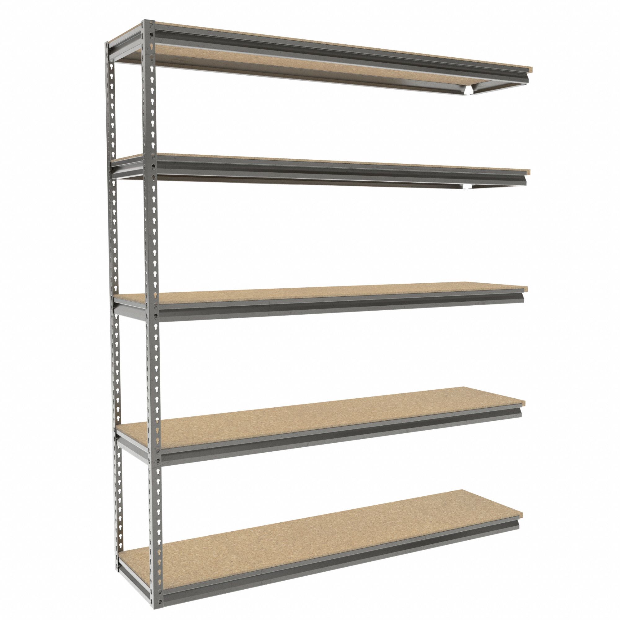 TENNSCO, Add-On, Medium-Duty, Boltless Shelving - 44P999|ZB7-7218A-5D ...