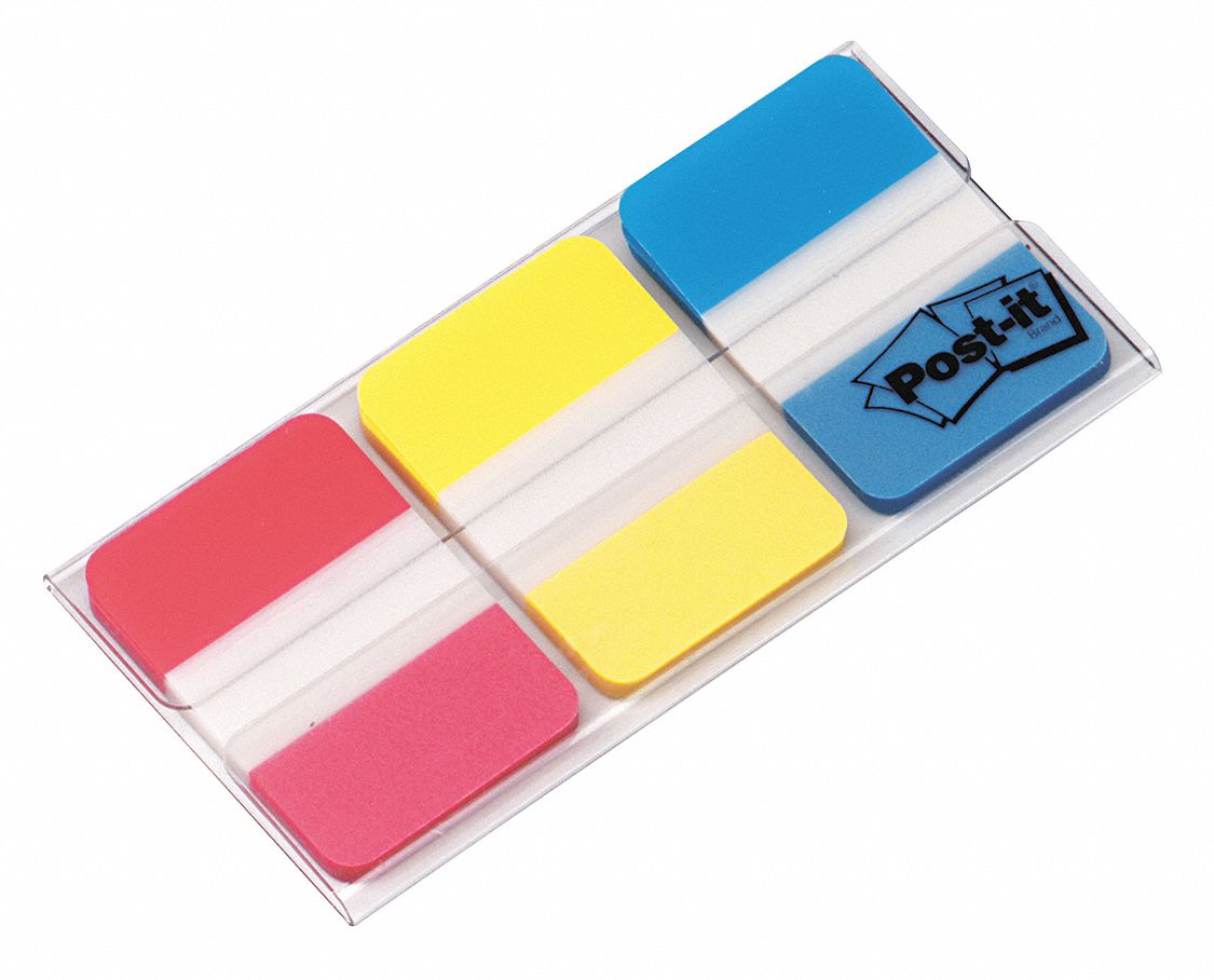 POST-IT, Tab,Durable,Assorted,PK66 - 44PC02|686RYB - Grainger
