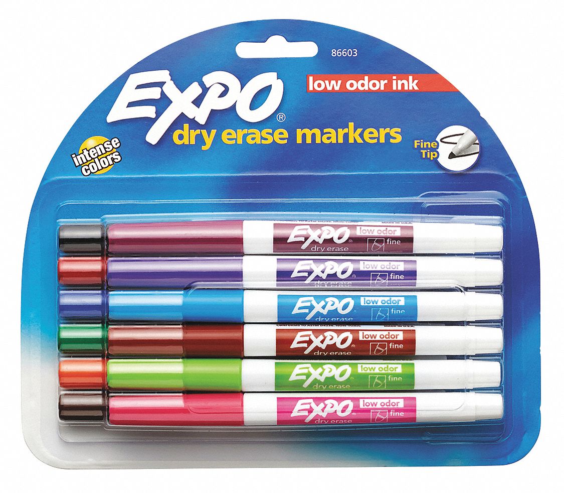 EXPO, Marker,Expo2,Dryerase,Fine,PK12 - 44PE74|86603 - Grainger