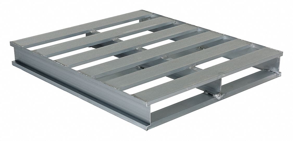 VESTIL ALUMINUM PALLET, SILVER, HEAVY DUTY, 40 IN X 48 IN - 4438 ...