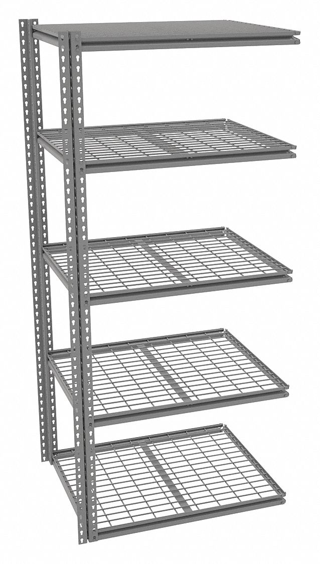 TENNSCO, Add-On, Medium-Duty, Boltless Shelving - 44R018|ZB7-3630A-5W ...