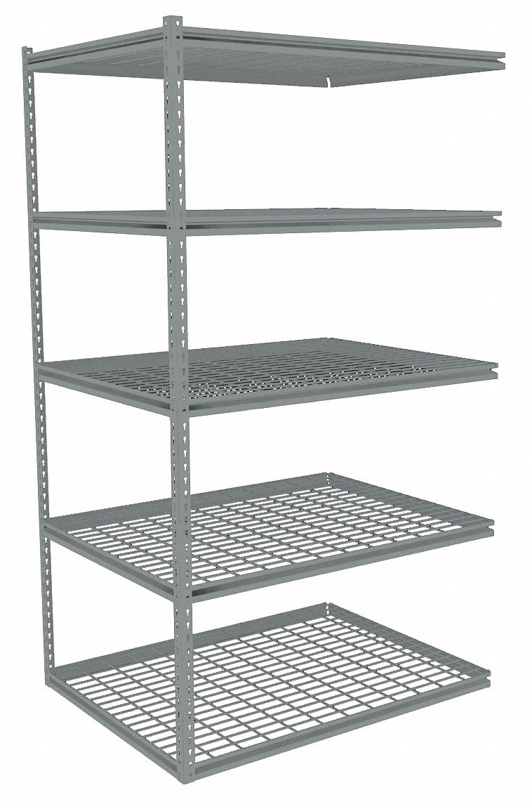 TENNSCO, Add-On, Medium-Duty, Boltless Shelving - 44R032|ZB7-4236A-5W ...