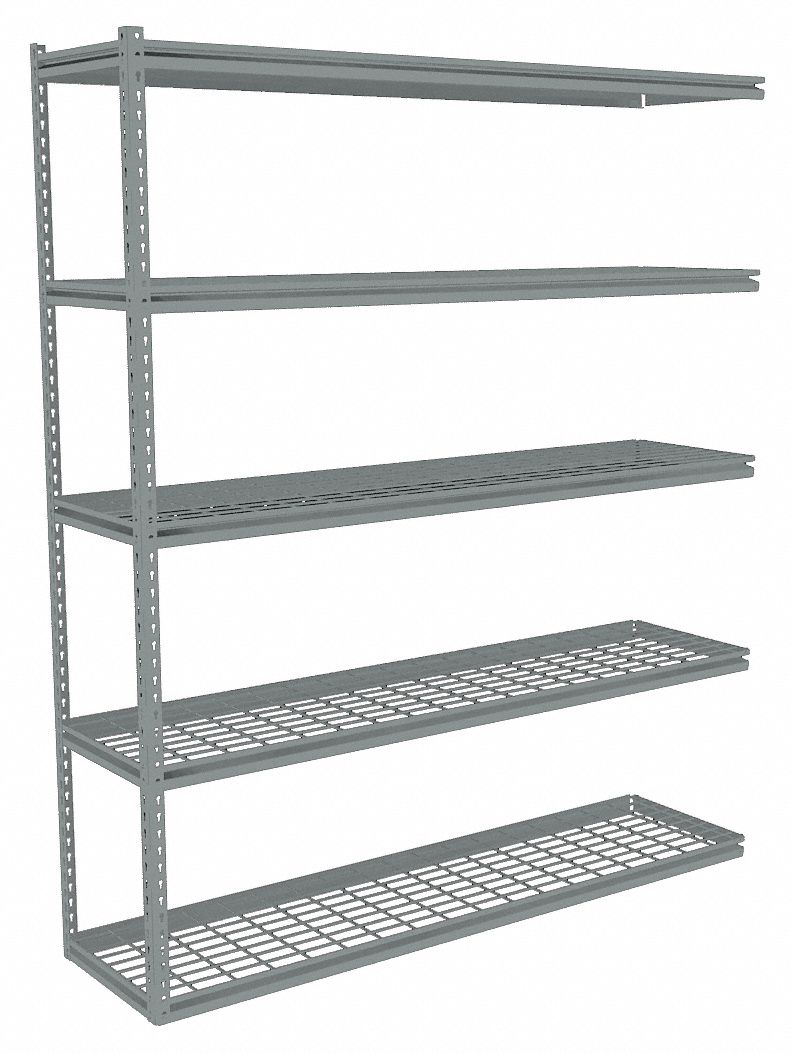 TENNSCO, Add-On, Medium-Duty, Boltless Shelving - 44R046|ZB7-6012A-5W ...