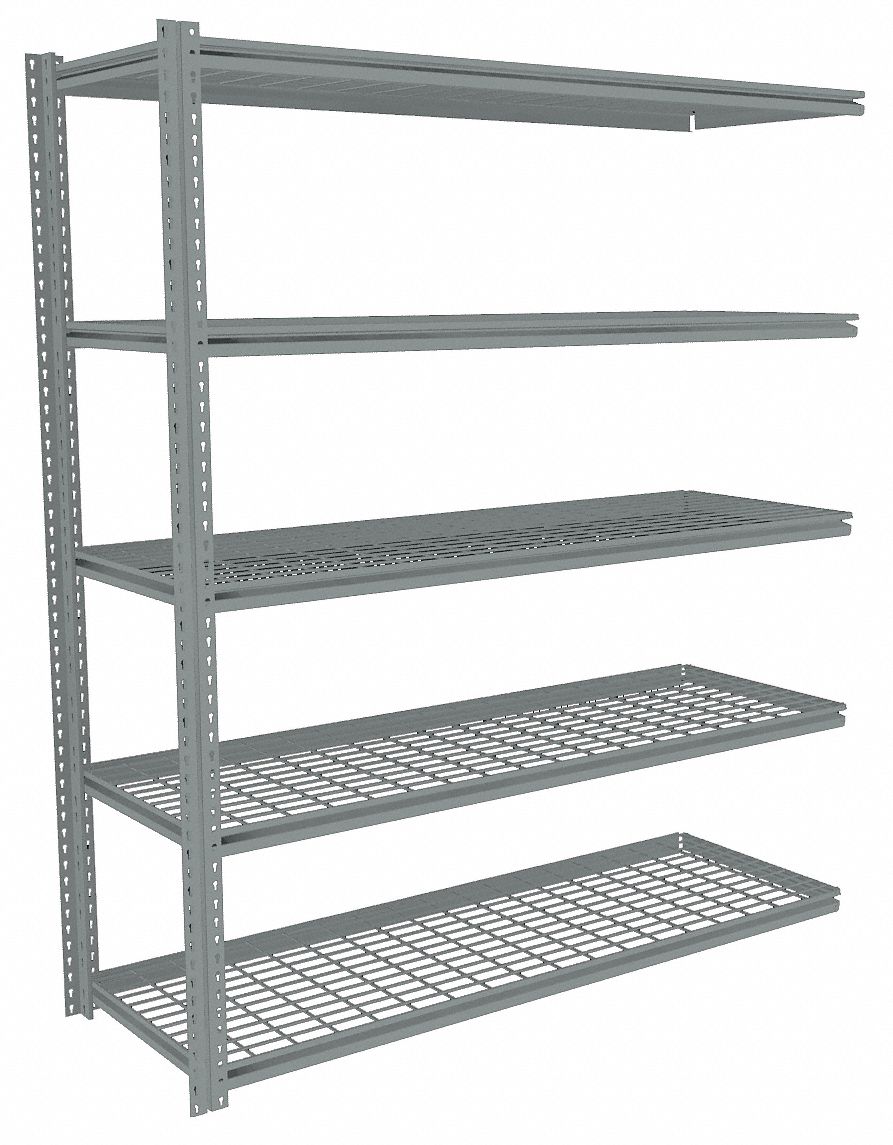 TENNSCO, Add-On, Medium-Duty, Boltless Shelving - 44R050|ZB7-6024A-5W ...