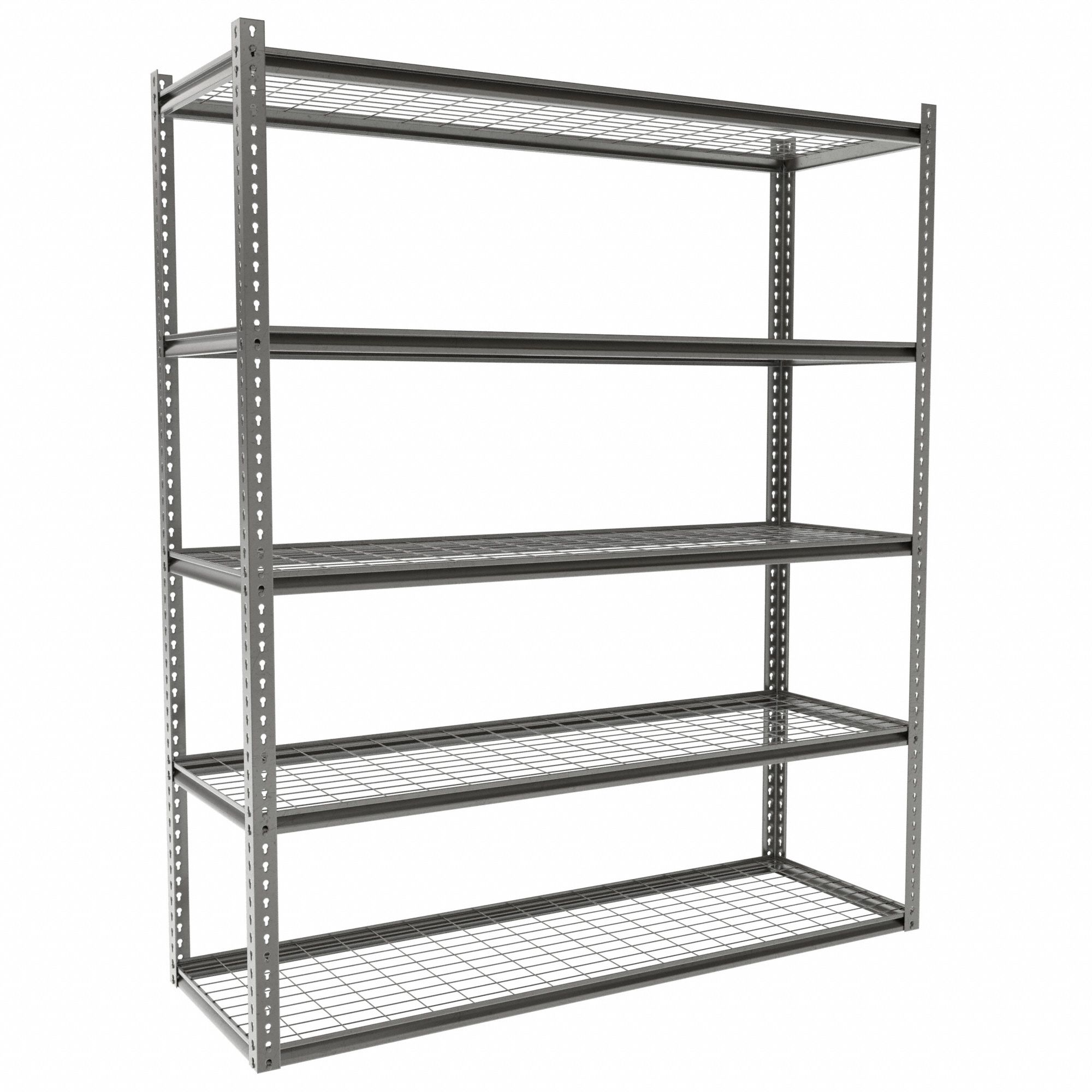 TENNSCO, Starter, Medium-Duty, Boltless Shelving - 44R061|ZB7-7224S-5W ...