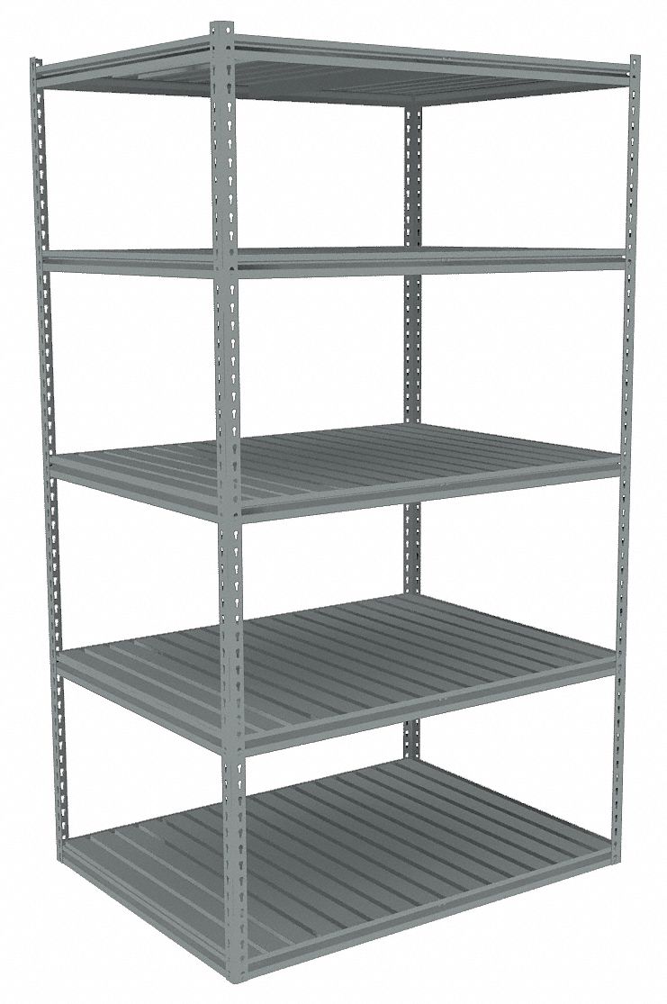 TENNSCO Boltless Shelving: Starter, Medium-Duty, 48 in x 36 in, 84 in ...
