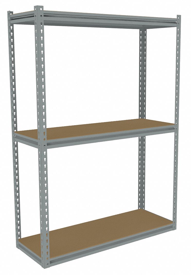 TENNSCO, Starter, 42 in x 15 in, Boltless Shelving - 44R184|ZKMS-421560 ...