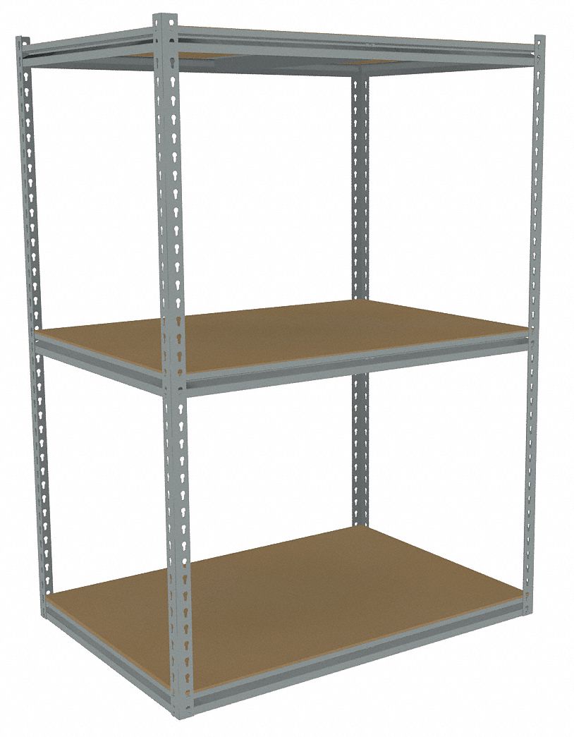 TENNSCO, Starter, 42 in x 30 in, Boltless Shelving - 44R186|ZKMS-423060 ...