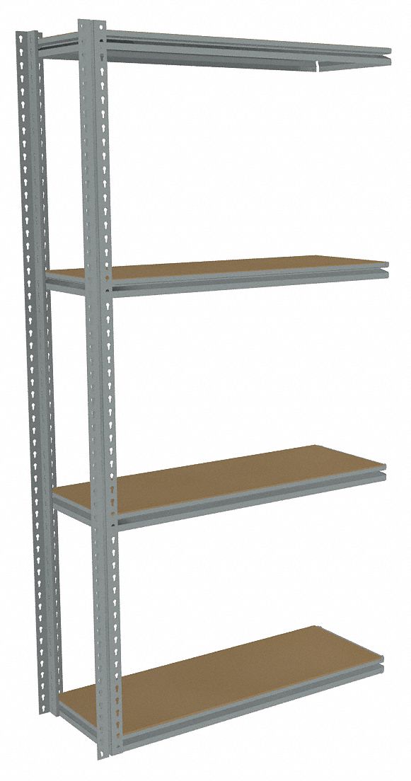 TENNSCO, Add-On, 42 in x 15 in, Boltless Shelving - 44R193|ZKMA-421584 ...