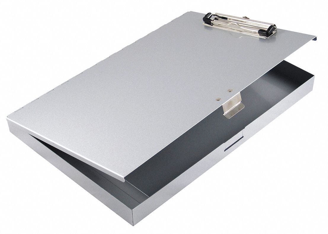 SAUNDERS Silver Aluminum Storage Clipboard, Letter File Size, 9 1/2 in ... SAUNDERS Silver Aluminum Storage Clipboard, Letter File Size, 9 1/2 in ...