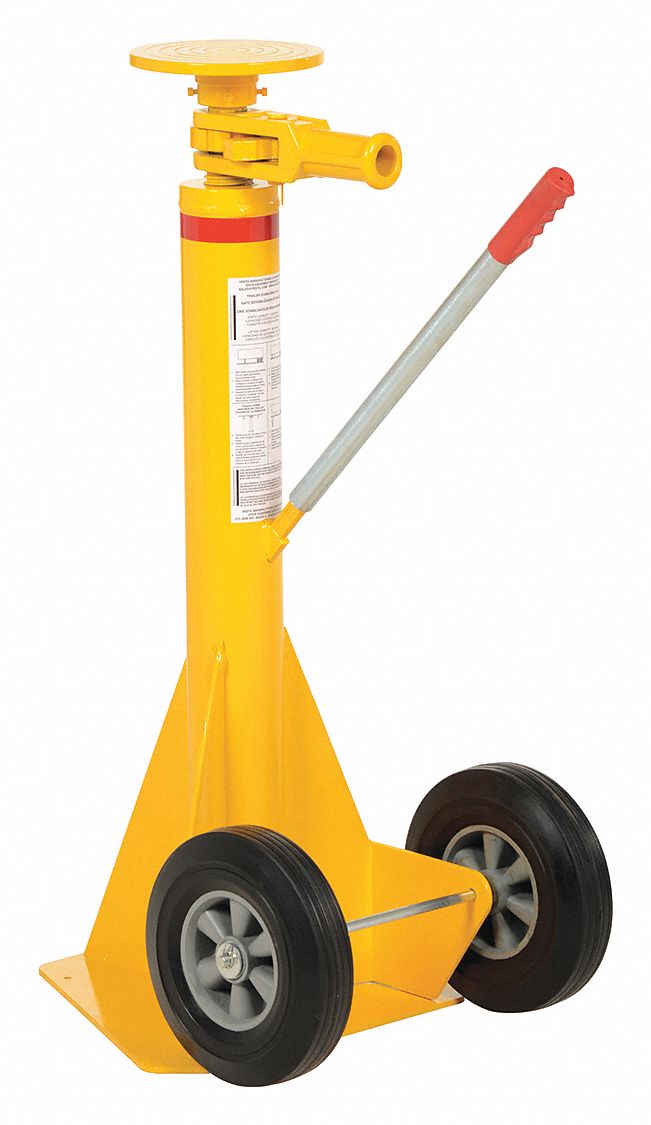 Red, Trailer Stabilizing Ratchet Jack - 32W938|LO-J-125 - Grainger