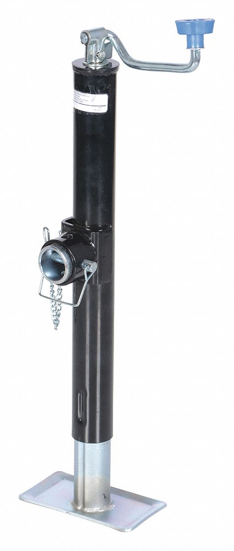 Tube Ring Trailer Jack,2000 lb. - Grainger