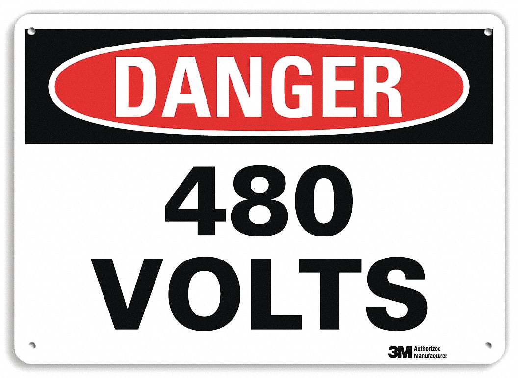 Plastic, Mounting Holes Sign Mounting, Danger Sign - 44TZ62|U1-1076-NP ...