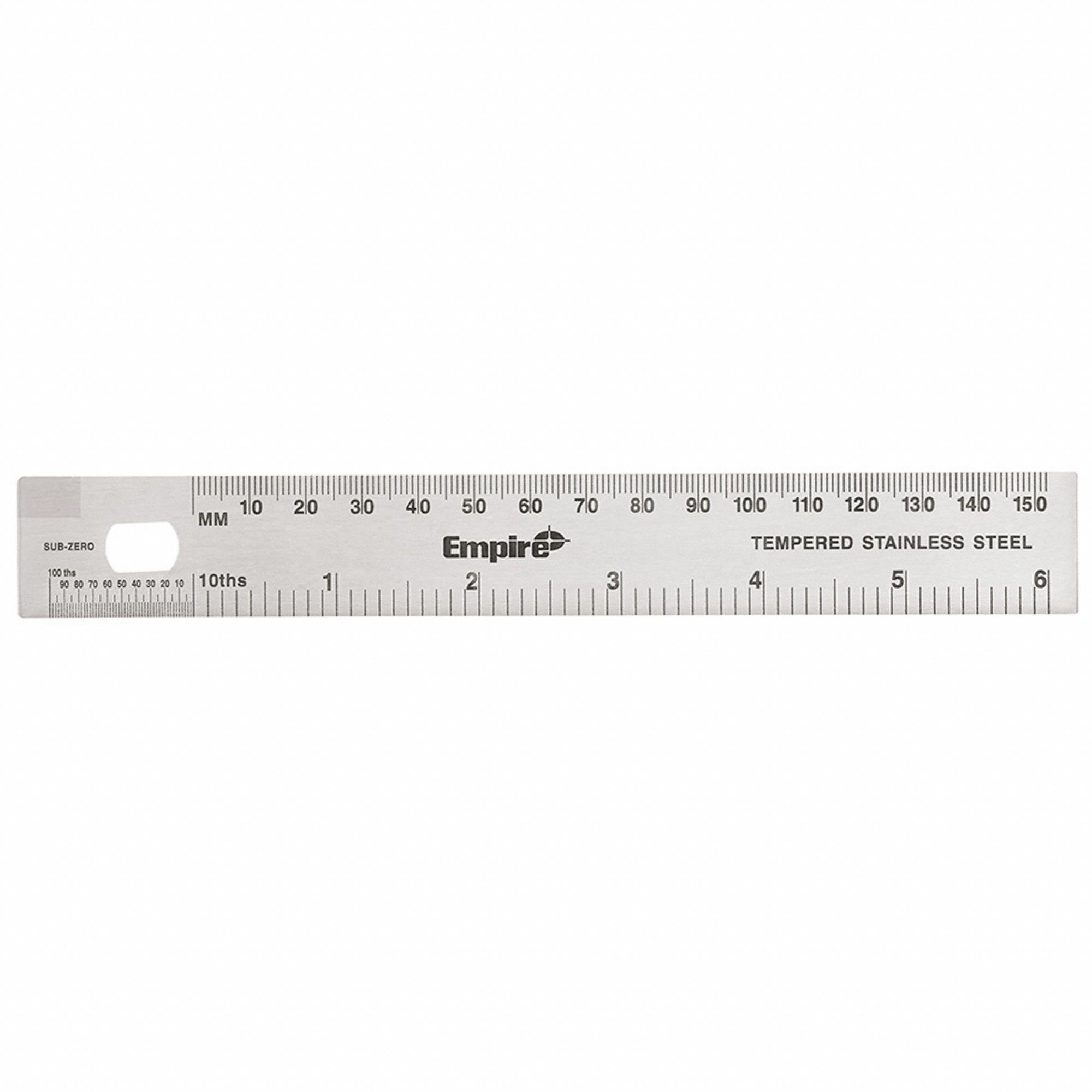 Stiff Ruler,6" - Grainger