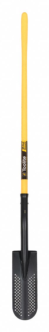 Drain Spade,14",48" Poly Handle - Grainger