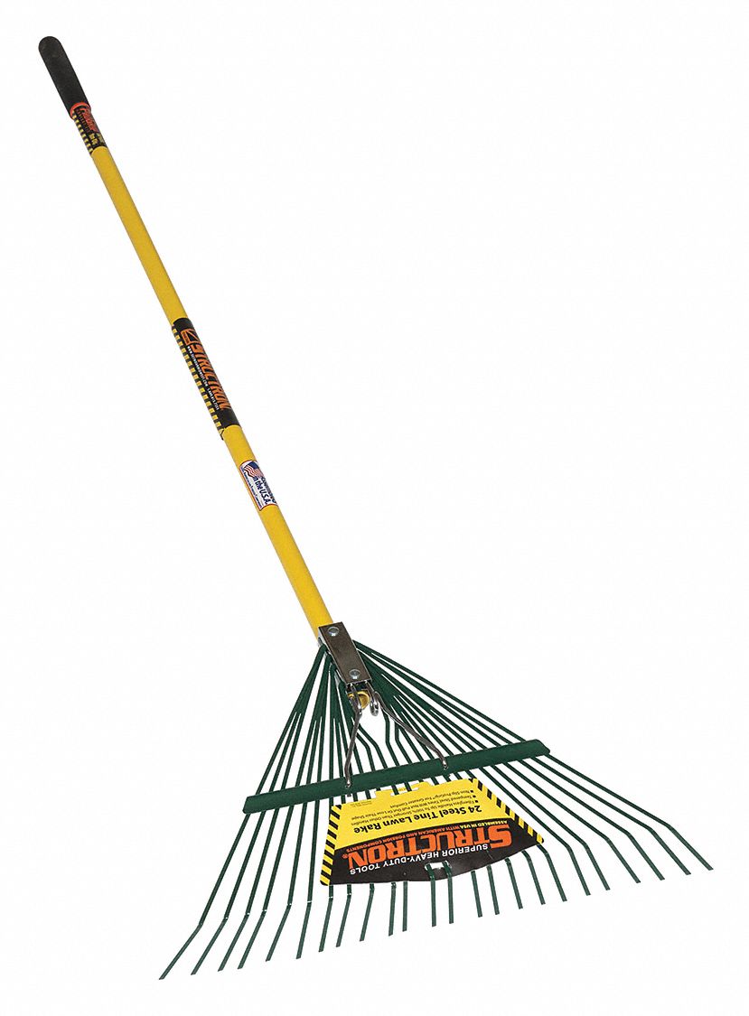 SEYMOUR MIDWEST, Leaf Rake,24 Tine,22" Head,54" Handle - 44VL86|40928 ...