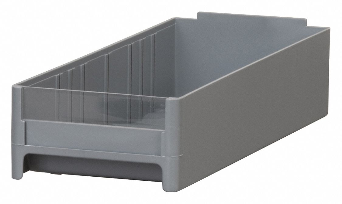 AKRO-MILS, Drawer,10.562x4x2.125,Gray - 44XN77|20416 - Grainger