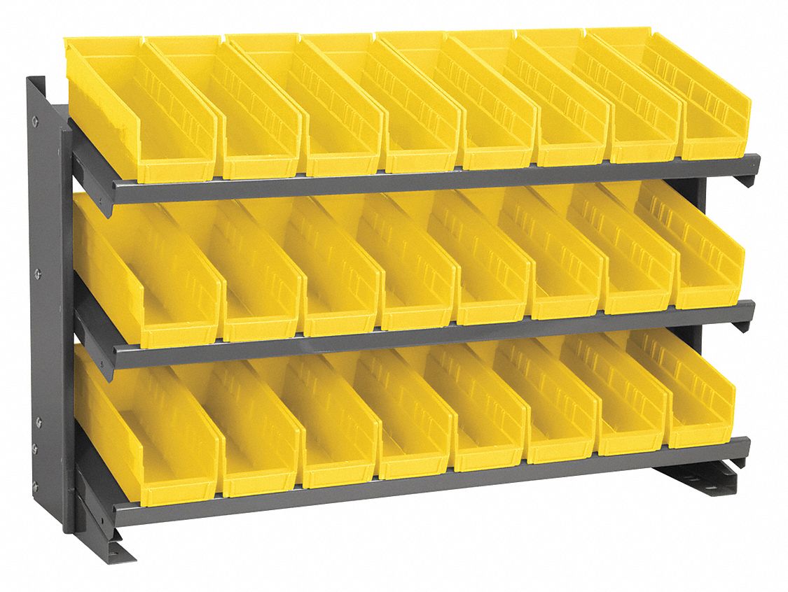 Bench,Pick Rack,12x36.75x25",Yellow - Grainger
