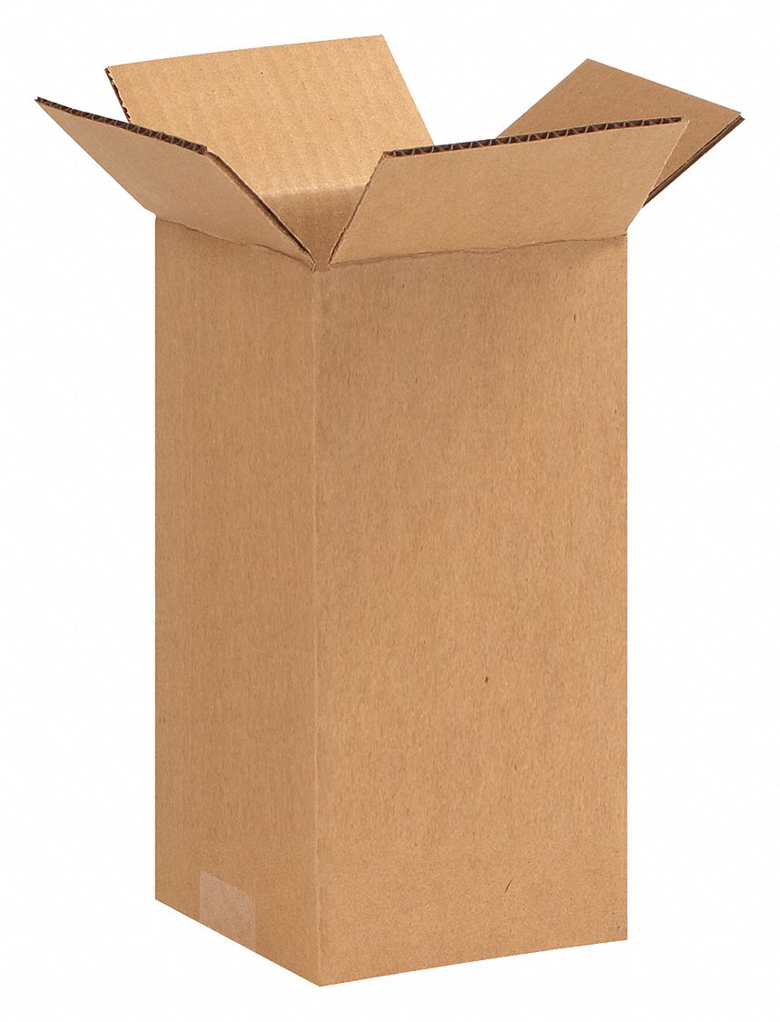 4 in Inside Lg, 4 in Inside Wd, Shipping Box - 49NM64|49NM64 - Grainger