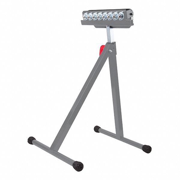 PROTOCOL Convertible Material Support Stand, Horizontal Roller, 150 lb ...