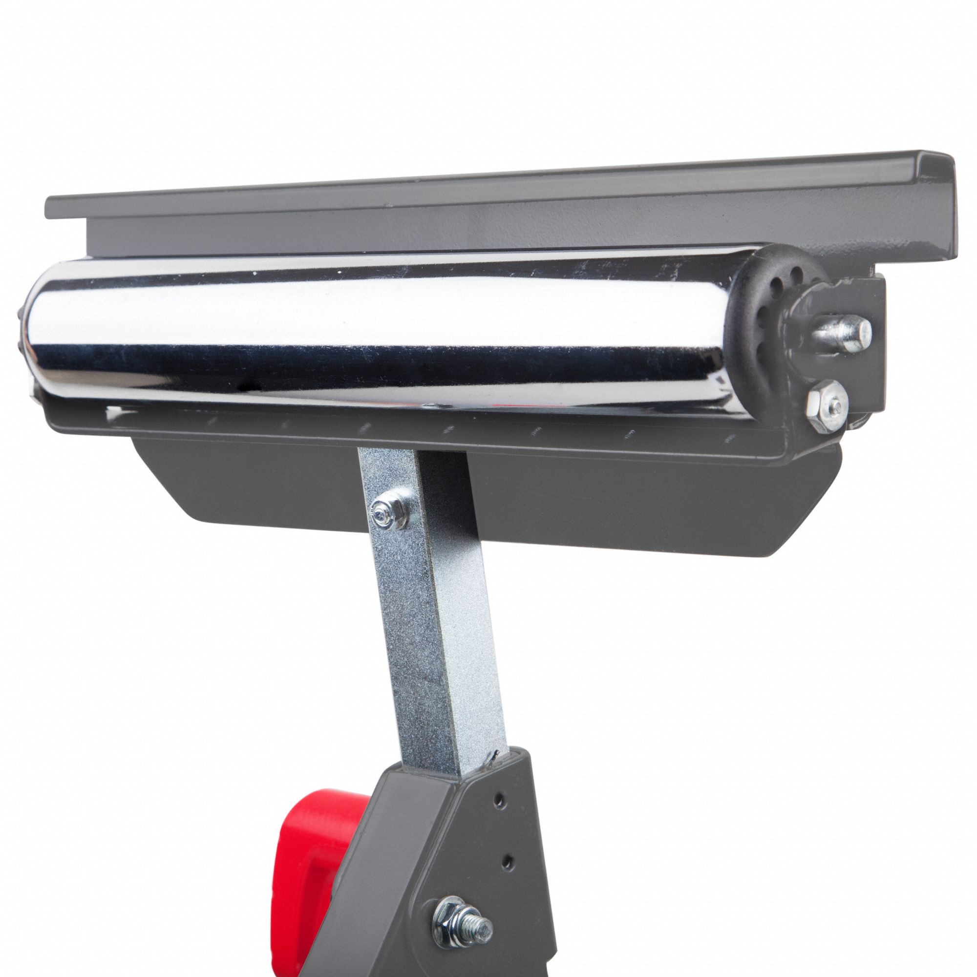 PROTOCOL Convertible Material Support Stand: 11 1/2 in Roller Wd, 28 in ...