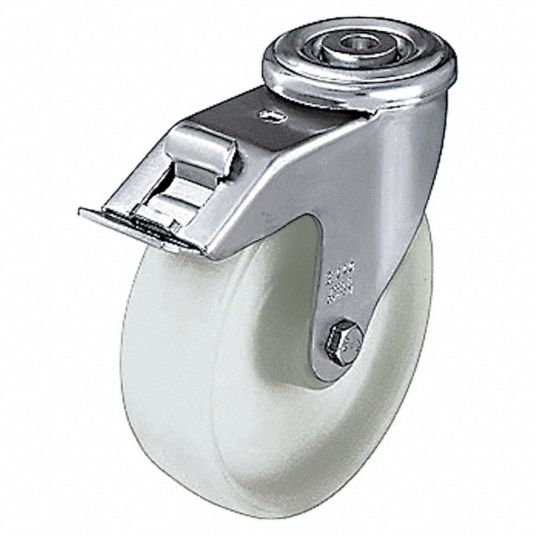Swivel, Total Lock, Bolt-Hole Caster - 44YU67|LEXR-PO 125XR-FI - Grainger