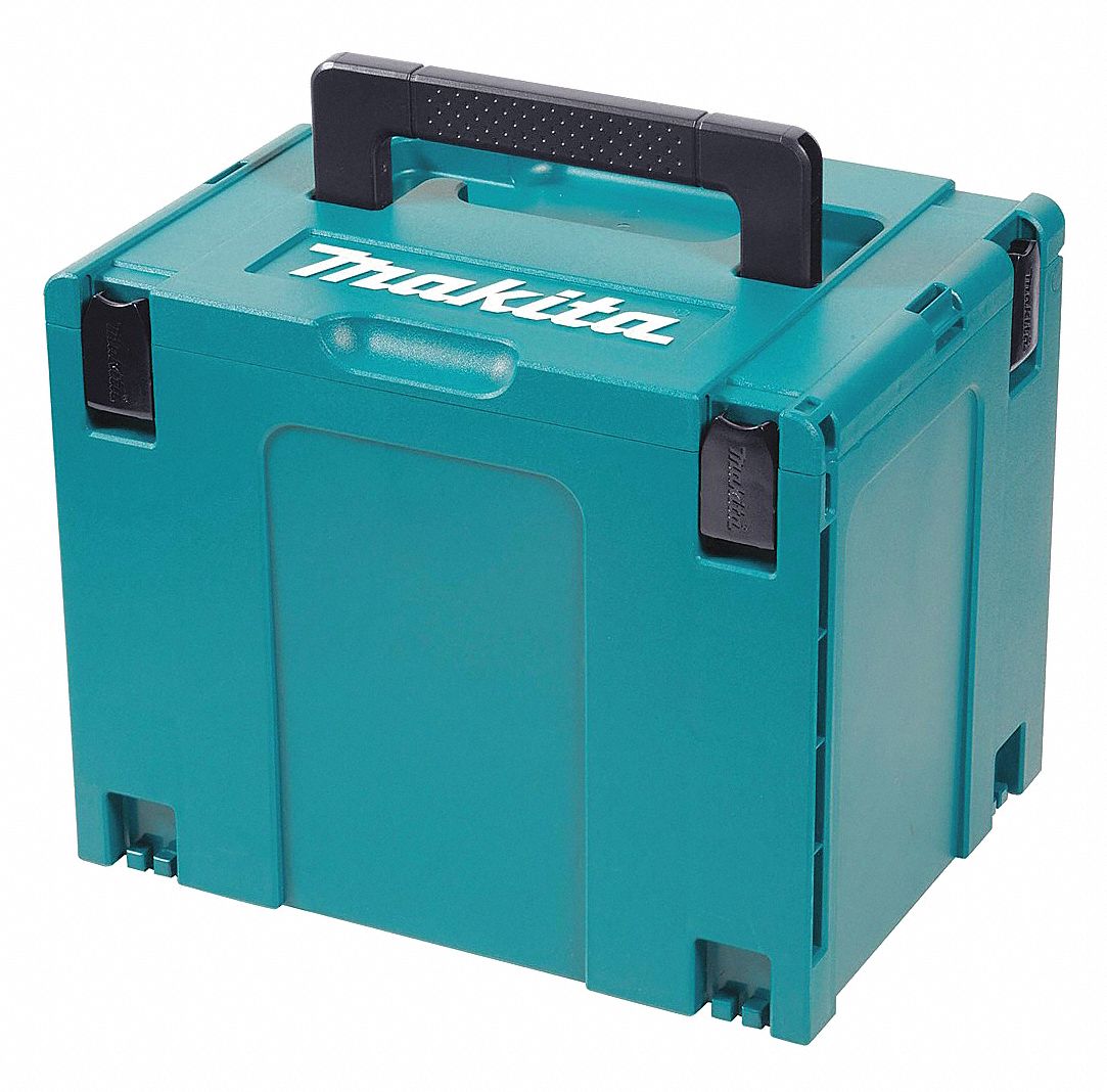 MAKITA, 15 1/2 in W 11 3/4 in D 12 1/2 in H, Plastic, Tool Case ...