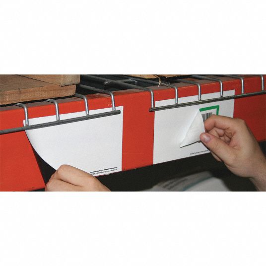 Label Adhered Label Holder, 2 in, Shelf Label Roll - 44YW02|IMAG-20-7 ...