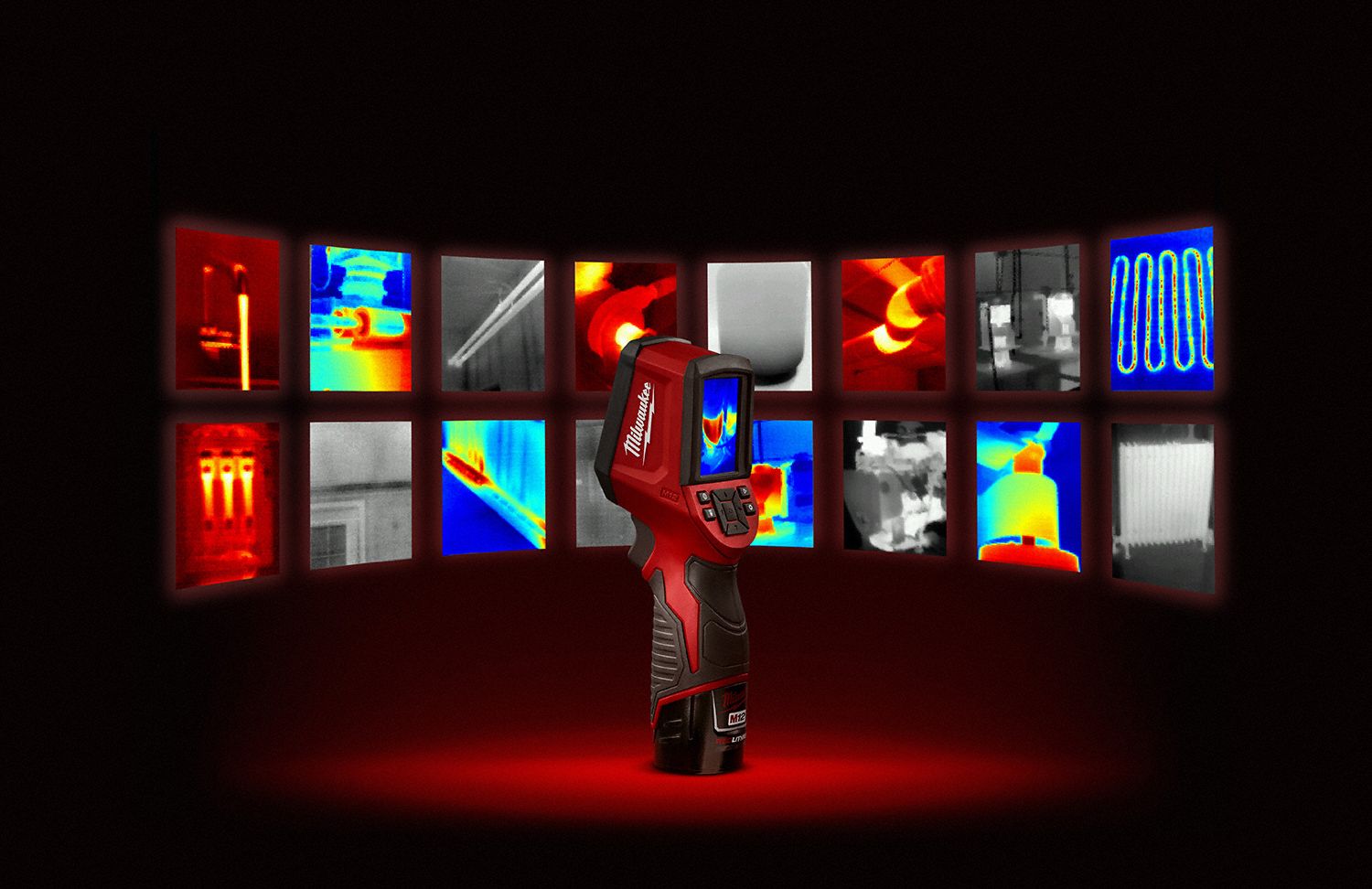 MILWAUKEE Infrared Camera, 102 x 77 Pixels, 14° to 626° - 44YW65|2258 ...
