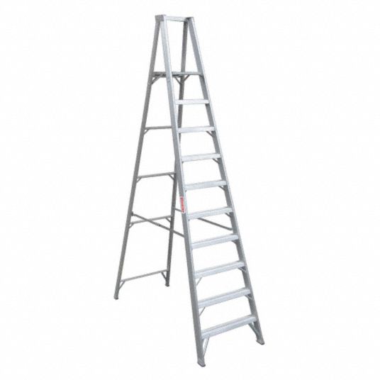 WESTWARD, Aluminum, 300 lb Load Capacity, Platform Stepladder - 44YY22 ...