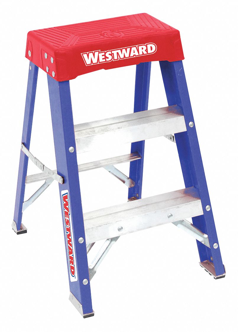 WESTWARD STEP STOOL,FIBERGLASS,24 IN,250 LB. - Step Stools - WWG44YY53 ...
