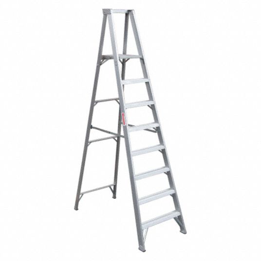 WESTWARD, Aluminum, 300 lb Load Capacity, Platform Stepladder - 44YY65 ...